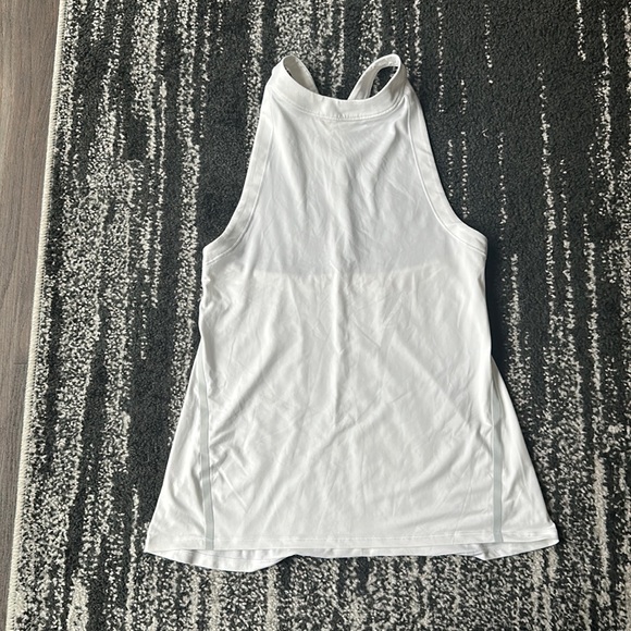 Athleta | Tops | Athleta White High Neck Tank Top | Poshmark